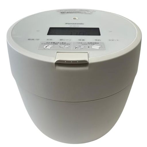 「コンパクト設計」なのに「圧力」でふっくらおいしく。5合炊きなのに当社3合炊き(SR-JX058)より小さい設置面積。 羽釜の発熱性と竃の蓄熱性を兼ね備えた釜で一粒一粒お米の芯まで熱を伝える「ダイヤモンド竃釜」 気になるお手入れを簡単に「お...