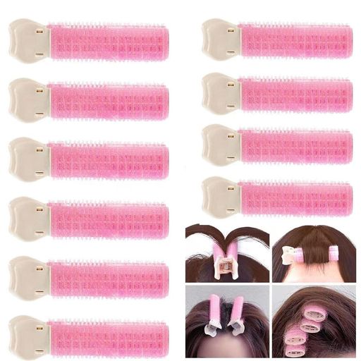 【内容】10個ピンクマジックカーラー。直径約2.5cm長さ10cm。効果:ふわふわエア前髪。あなたはあなたの髪をよりボリュームがありスタイリッシュにします。 【時間短縮】使いやすいし、乾かしてる間やメイクしてる間に前髪が完成するので重宝して...