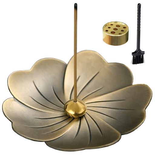 【高級感あるデザイン】:合金銅めっきで作られた桜型のお香立は高級感があり、水洗いも出来て手入れ楽々、耐久性が抜群で長年ご利用いただける。シンプルで落ち着いたデザインは主張しすぎず、個性的で自然な美しさを生み出し、どんな部屋の雰囲気でもマッチ...