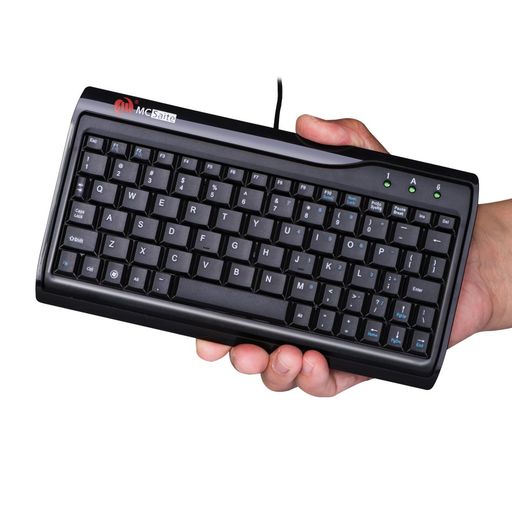 簡単な接続ですぐに使用可能:電池が不要で、PCに挿すだけですぐに使用することができる有線接続タイプです。 省スペース設計:キーボードは手のひらより少しだけ大きい(220x112x19.2mm 0.3kg),デスク周りのスペースを有効に使える...