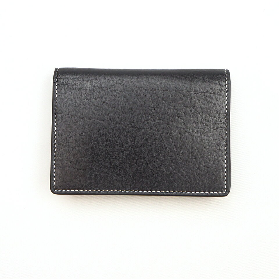 アシュフォード　　名刺入れ　ネイビー8583-077 収納枚数が多く、整理しやすい名刺入れです。 革らしさ、しなやかさ、機能性の3拍子が揃っています。シンプルなデザインでお求めやすい価格にてご用意しました。水牛革を使用し、普段使いしやすく、...