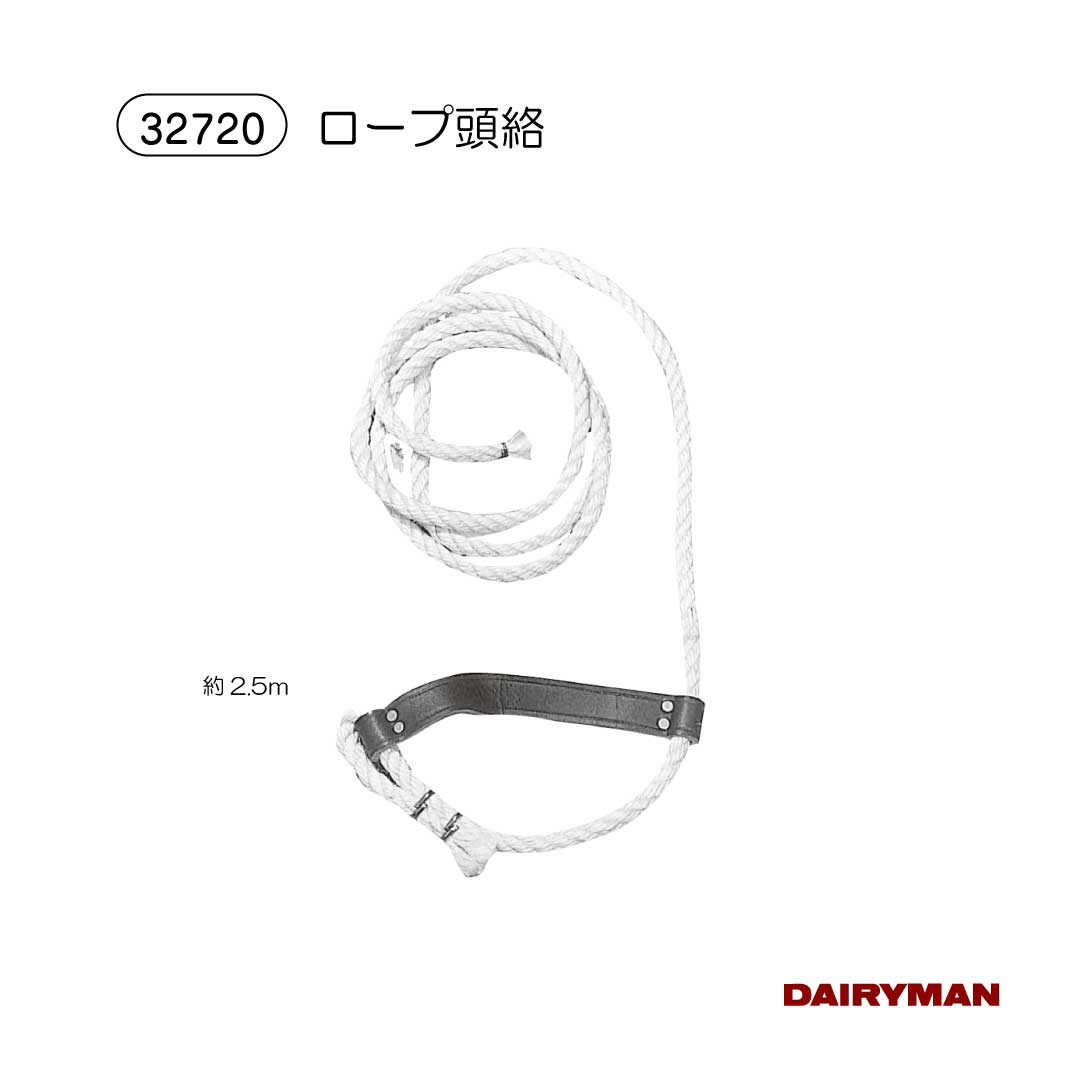長さ3m 皮バンド付きで、サイズ調節が出来、調教などに便利 ■当店では、牛・馬・羊などの産業動物の飼育・健康管理に必要な、プロ仕様の用具を取り扱っています 牛全般: 牛全般：乳牛、成牛、子牛、仔牛、離乳、育成、肥育、繁殖、乾乳、素牛、保留牛...