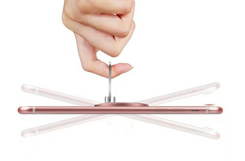 180度反転・360度回転の仕様で、好きな角度で画面をみることができます、テーブルにスマホを立てるスタンドとしてもお使いいただけます。手持ち握り滑りなどによる落下を防止します。 3M両面テープを貼り付けていますので強力な吸着力を実現、簡単に...