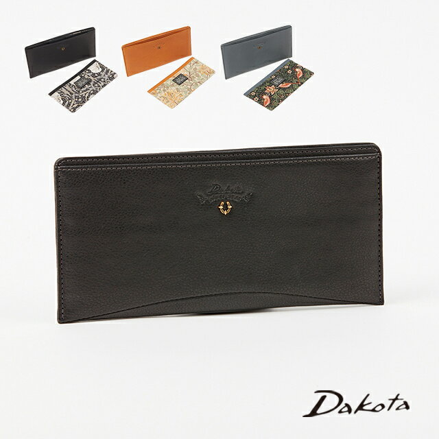 「BEST OF MORRIS」の生地を使用した、優しく上品なお財布シリーズ。 軽量で柔らかな牛革を袋縫いでふっくら上品に仕上げました。内装には、時代を超えて愛される「BEST OF MORRIS」の芸術的なテキスタイルを使用。繊細な馬蹄モ...