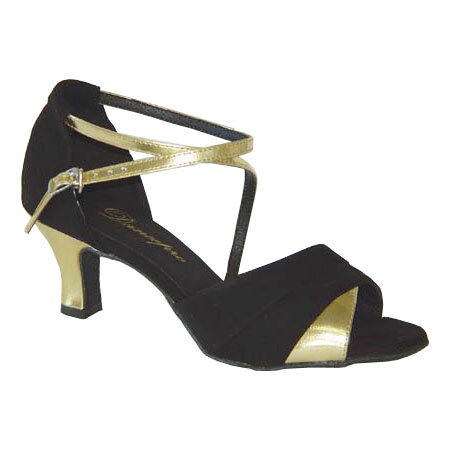 あなたの足に合わせたセミオーダーメイドシューズだから、踊りやすく疲れにくいです！こちらの商品はセミオーダー商品のため、ご注文をお受けしてからお届けまでに、約1ヵ月程お時間を頂きますので予めご了承ください。色黒（ブラック）素材ビロードxゴール...