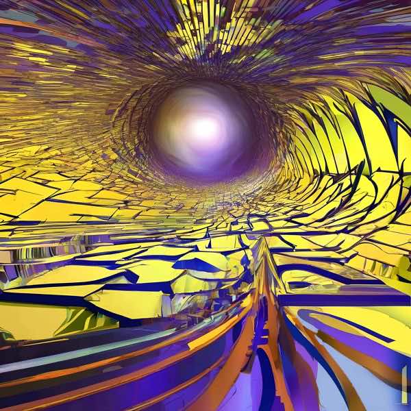 最初の商品画像がポスターの全体図です．2 番めの商品画像として中央部分の拡大図をのせています． 【GPT5/4o による解説】 (正確でない場合がありますので，ご注意ください.) この絵は，抽象的なスタイルで描かれており，色彩と形状のダイナ...