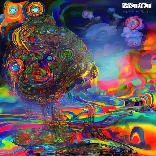 最初の商品画像がポスターの全体図です．2 番めの商品画像として中央部分の拡大図をのせています． 【GPT5/4o による解説】 (正確でない場合がありますので，ご注意ください.) 有機的な球体が画面左寄りに浮かび，幾重にも重なる渦状の紋様と...