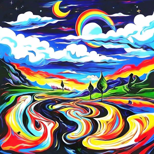 最初の商品画像がポスターの全体図です．2 番めの商品画像として中央部分の拡大図をのせています． 【購入方法・サイズなどについて】 サイズはつぎのうちのいずれかを上記の商品リストで選択してください．いずれも正方形です．・500 mm × 50...