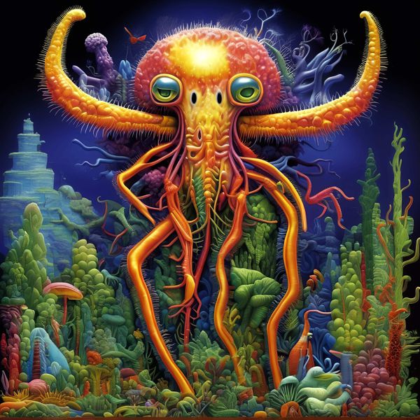 最初の商品画像がポスターの全体図です．2 番めの商品画像として中央部分の拡大図をのせています． 【購入方法・サイズなどについて】 サイズはつぎのうちのいずれかを上記の商品リストで選択してください．いずれも正方形です．・500 mm × 50...