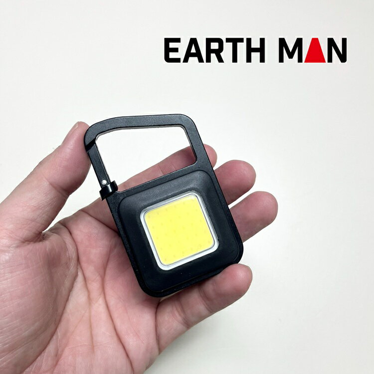 ■アースマン EARTH MAN HLT-6LiC EM充電小型COBライト ■仕様 ●使用電球（交換不可）：白色LED　 ●連続点灯時間（満充電時）：（HIGH）約1時間（MID）約1.5時間（LOW）約3時間　（点滅）約1時間 ●全光束...