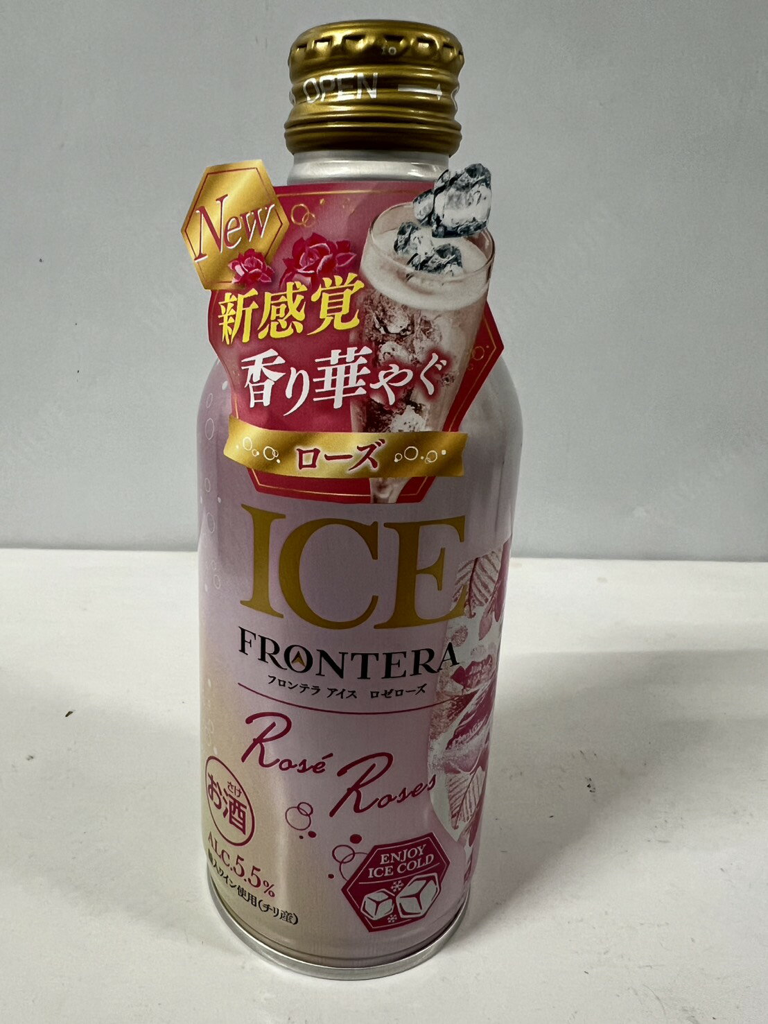 商品情報品目果実酒(発泡性)1アルコール分5.5%内容量280ml原材料名輸入ワイン(チリ産)/炭酸、酸味料、酸化防止剤(亜硫酸塩)、香料製造者メルシャン株式会社【送料無料】メルシャン　フロンテラ　アイス　ロゼローズ　缶　280ml(24本...