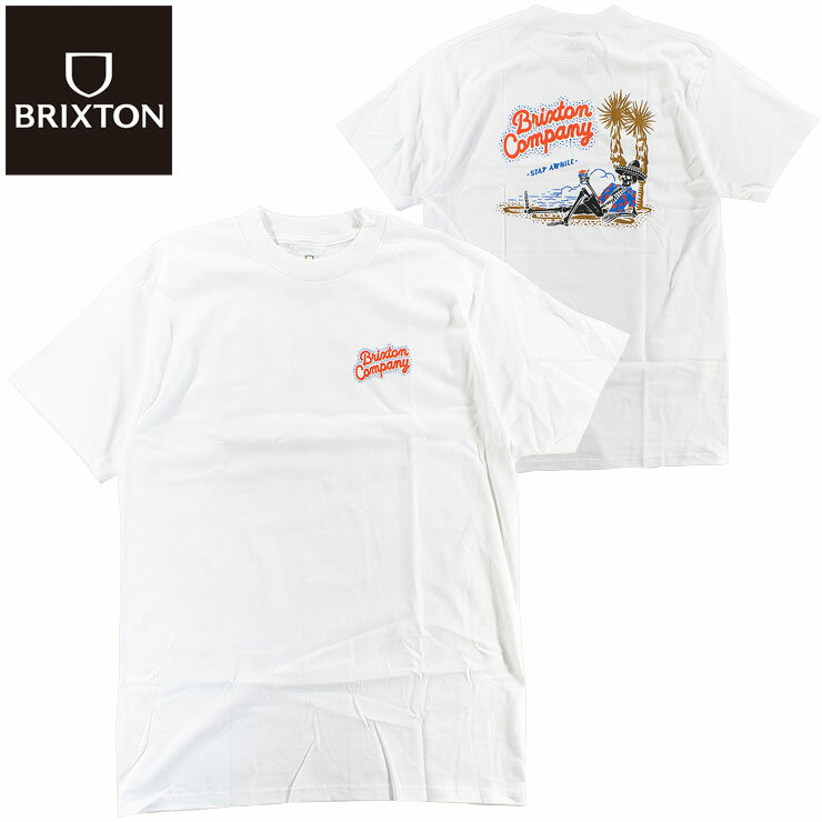 通販 販売 即納 通信販売 BRIXTON プリント カットソー TEE 半袖Tシャツ Tシャツ メンズ レディース 人気 定番 シンプル ストリートファッション ユニセックス 男女兼用 ストリート スケーター スケート 人気 おしゃれ ス...