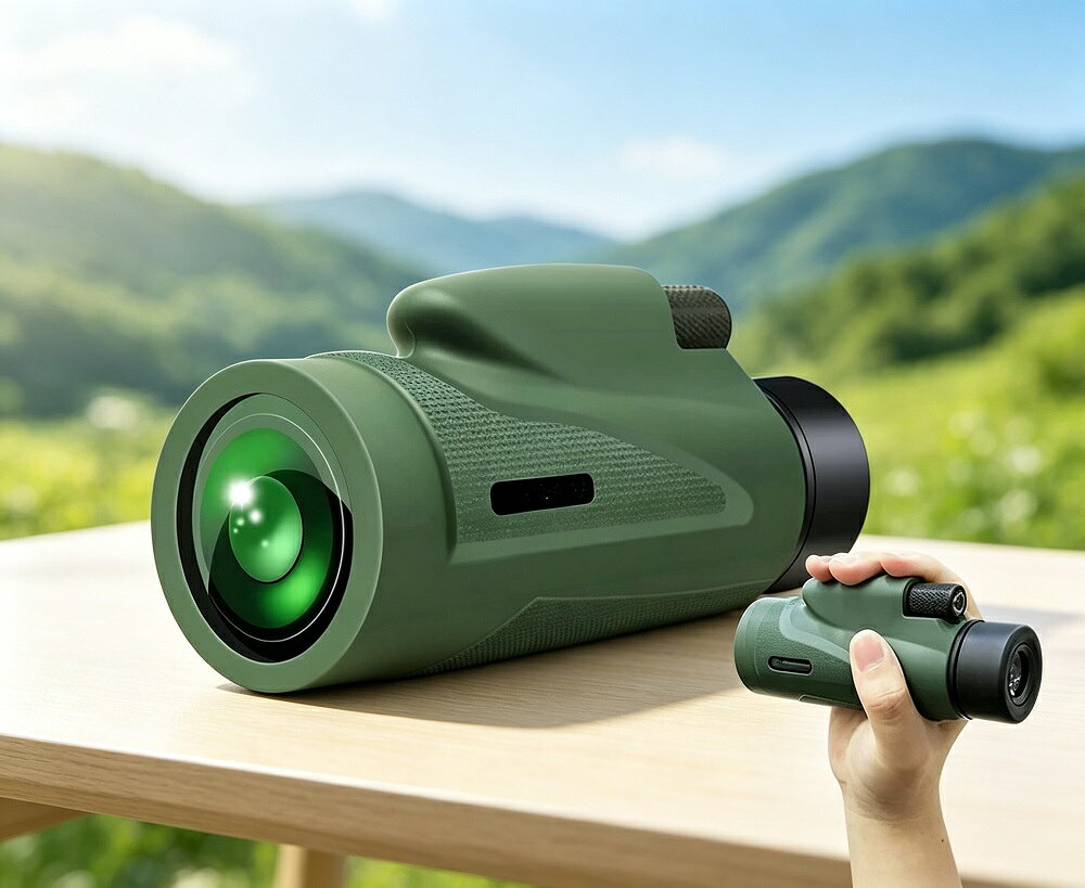 商品説明12倍の高倍率と50mmの大口径レンズを搭載したHD単眼望遠鏡です。BAK4プリズムとフルマルチコーティング（FMC）レンズにより、光透過率を最大化し、明るく鮮明な視界を実現します-2。低照度環境でもしっかりとした視認性を発揮し、朝...