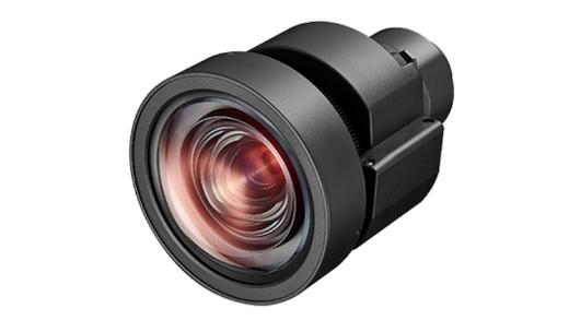 【主な仕様】 レンズタイプ:ズームレンズ F値:1.8–2.3 焦点距離(f):16.7–24.6 mm 対応スクリーンサイズ:70~1000型 WUXGA:0.940–1.39:1 垂直(電動):±60 % 水平(電動):±29 % ズー...