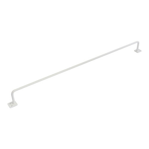 しっかりとした素材感のアイアンバー ●シンプルなデザインで、インテリアスタイルを選びません。 ●取付座の角度を自由に変えられ、様々な場所に取付可能。 ●取付座が回転可能。 ●用途に応じて取付位置を微調整できます。 ●多用途に使えます。(取付...