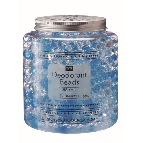 パーソナルスペースの消臭に。 ●リビング・寝室・玄関・下駄箱・トイレなど。 ●見た目も綺麗で減りが分かりやすいビーズタイプ。 ●サイズ:約148mm×148mm×183mm。内容量:約1800g。 ●せっけんの香り。 ●主成分:植物抽出油、...