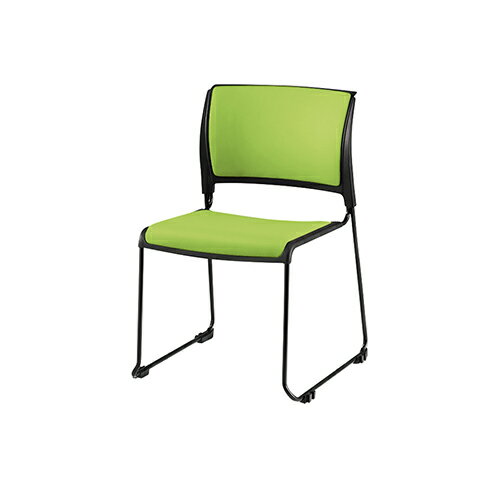 バリエーション豊富なスタッキングチェア ●背上部には持ち運びに便利な手が掛けられる形状。 ●スタッキング数:床積8脚可能。 ●背・座ビニールレザー張り。 ●商品サイズ:幅510mm×奥行553mm×高さ776mm(座高さ426mm)。 ●商...