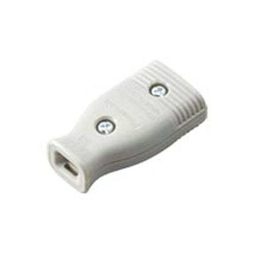 平形コード用。 定格:15A125V。色:グレー。 取付・施工には専門の技術・資格が必要です。