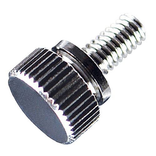 手で回しやすいように、首下に段の付いたネジです。 ●【用途】保護板等の取付。【機能・特徴】頭部周辺には回しやすいように、滑り止めのローレット加工がされています。美しいシルバーのニッケルメッキ処理が施してあります。【材質】 ●真鍮。 ●パーツ...