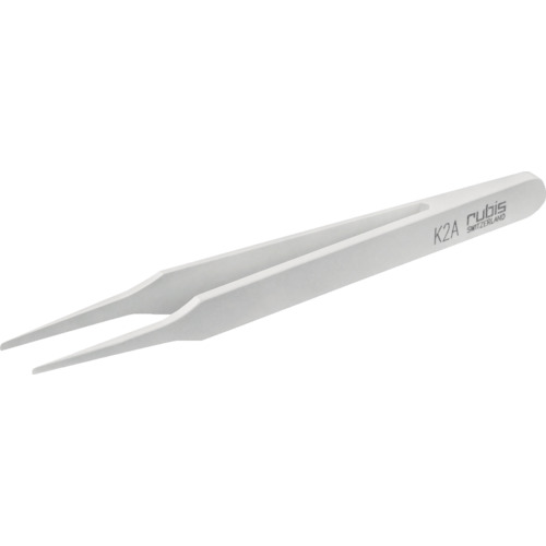 スイスで一貫製造された高精度ピンセットです。PBT樹脂製で非磁性、耐熱温度210℃、耐摩耗性と絶縁性に優れています。 全長(mm):120。幅(mm):10。先端幅(mm):2.0。先端厚さ(mm):0.3。 お届け日時の指定は承れません。...