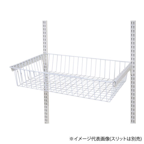 イーエスラックシリーズ。ブラケットの形状をリニューアルしました。 ●スライドバスケットのセット。 ●レール・スリット取り付け後に簡単に取り付けできます。 ●スライド出来て、タオルやお子様のおもちゃなど、小物収納に最適。 ●色:ホワイト。 ●...