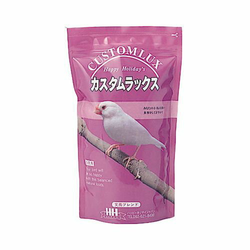 小鳥用総合飼料。 ●小鳥用総合飼料。 ●文鳥専用に独自にブレンドされたフードです。 ●白文鳥、桜文鳥等の大型フィンチ類が大好きな青米と籾（モミ）を多めに配合し、自然の文鳥たちが毎日たべる食事に限りなく近づけています。 ●商品サイズ:幅150...