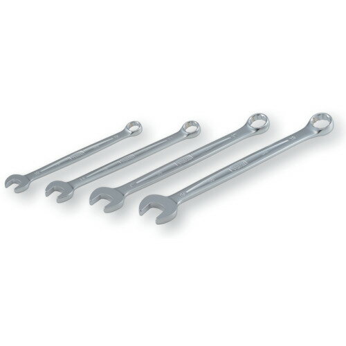 スパナのスピードとめがねレンチの強さを兼ね備えています。仮締めをスパナ側で、本締めはめがね側で行える1丁2役の機能工具です。めがね部の柄の曲がり角度15°です。グッドデザイン賞受賞品です。モデルチェンジで、さらに使いやすくなった手に馴染む柔...