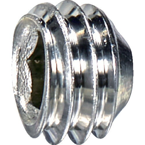 ステンレス(SUSXM-7)で割れ、欠けが無く磁性をほとんど帯びません。六角レンチで締められるので機械組み立てに最適です。 寸法(mm)d:M5。寸法(mm)L:4。ねじピッチ(mm):0.8。強度区分:21H。先端形状:くぼみ先。六角穴対...