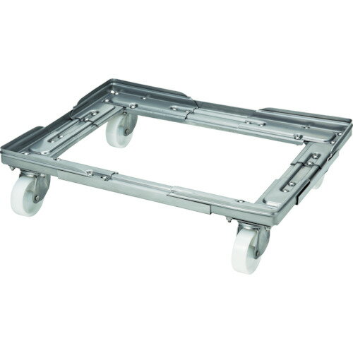 ステンレス製の伸縮キャリーです。枠内は10mmピッチで寸法の調整が可能です。オールステンレス(SUS304)なので汚れやサビに強いです。 均等荷重(kg):200。枠内寸法(mm)長さ:610〜710。枠内寸法(mm)幅:410〜510。キ...
