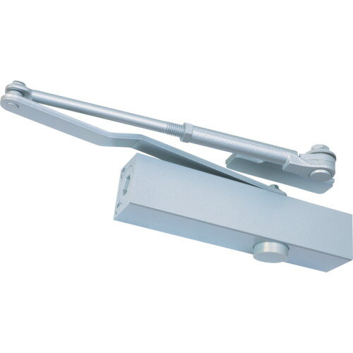 他社メーカー含め、数種類のドアクローザを同じ取付ネジ位置で交換出来ます。 色:シルバー。適合扉質量(kg):65以下。幅(mm):230。奥行(mm):45。高さ(mm):51。 使用用途を守ってご使用ください。日時指定はお受け出来ません。