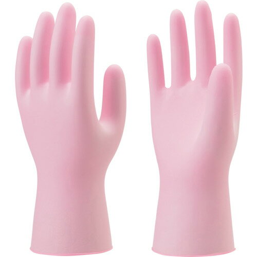 油や洗剤に強く、丈夫なニトリルゴム手袋です。指先に細かな凹凸をつけることで、油や水に濡れたものに対しても優れたすべり止め効果を発揮します。 色:ピンク。サイズ:M。全長(cm):23.0。手のひら周り(cm):19.5。中指長さ(cm):8...