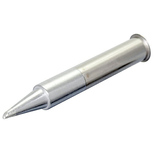 【用途】はんだ付け用交換こて先。【機能・特長】少し広い範囲の加熱や、ハーネスなどに適したこて先です。【材質】銅。 適合機種:PX-480/480E。こて先タイプ:C型。母材銅・鉄メッキ処理・表面クロームメッキ・先端はんだメッキ。 交換時には...