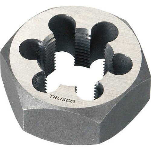 並目のねじ山の修正。TRUSCOの六角サラエナットダイス　並目をDCMでは販売しております。その他の接着・切断工具・その他も多数取扱っております。 呼び寸:M3。ピッチ(mm):0.50。2面幅寸法(mm):15.0。厚み(mm):6.3。...