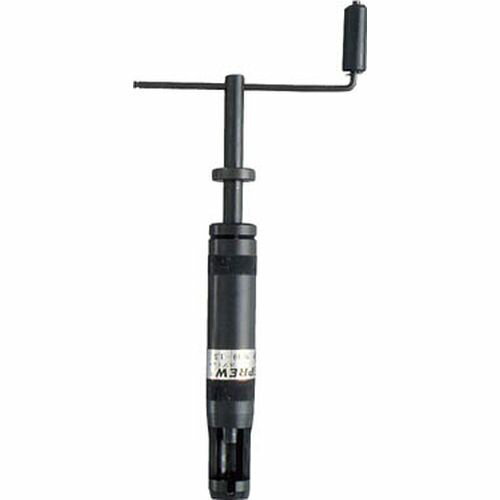 ●工具先端部の案内めねじで挿入体制を整え、スムーズな作業ができます。●ストッパーカラーで挿入深さを一定に保たせる事ができます。●案内めねじ効果で、楽々挿入できます。●ハンドルを右回転させてねじ穴へ挿入します。 ●スプリュー・インサートの挿入...