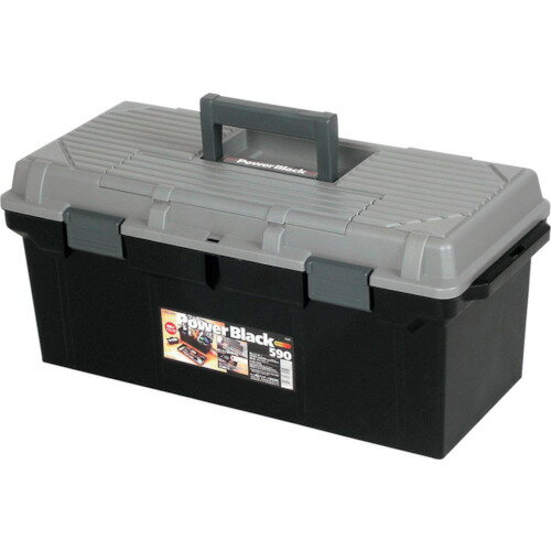 耐久性に優れたハードタイプ工具箱 色:ブラック。外形寸法(mm)間口:590。外形寸法(mm)奥行:268。外形寸法(mm)高さ:253。有効内寸(mm)間口:505。有効内寸(mm)奥行:192。有効内寸(mm)高さ:193。耐荷重(kg...