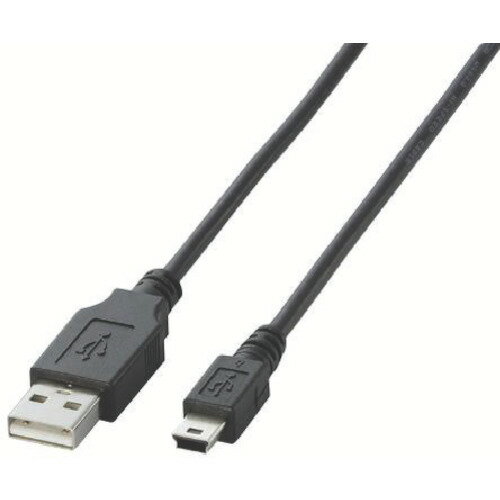 USB(Aタイプ:オス)のインターフェイスを持つパソコンやゲーム機に、USB(mini-Bタイプ:オス)のインターフェイスを持つ外付けハードディスクドライブやデジタルカメラ、ポータブルゲーム機などの周辺機器を接続できる、USB2.0ケーブル...