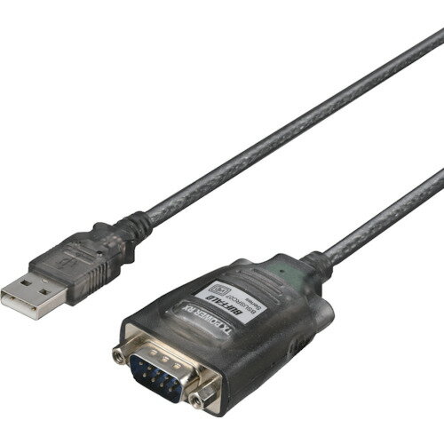 USBType-Aコネクターをシリアルコネクターに変換し、RS232C周辺機器を接続します。RoHS基準値に準拠しています。Windows、MacのOSに対応です。 長さ(m):0.5。色:ブラックスケルトン。インターフェース:USB2.0...