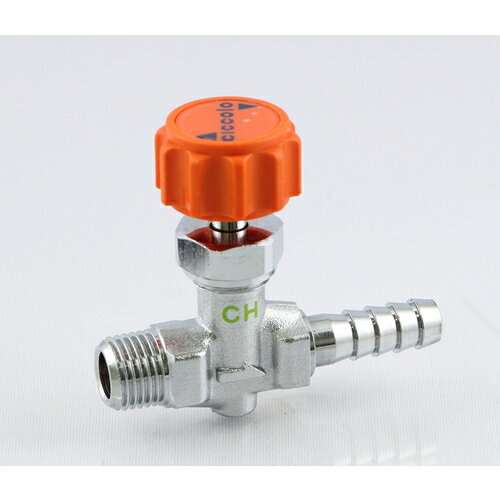 ニードルバルブと継手の一体化コンパクトな形状です。特有のカラー感覚とデザインは機器の機能と美観を高めます。 高さ(mm):44。接続口径D:R1/8。奥行(mm):-10〜80℃(凍結箇所は除く)。使用流体:水、空気、油(材質に悪影響のない...