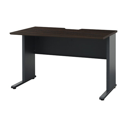 エッジは斜めにカットした上質な作りの天板と、どっしりとした脚部が高級感を演出。天板までは720mmとゆったりした高さで、大き目の肘付チェアをしまったり、脚を組んだりする余裕があります。オプションで引出しを付けて収納を増やすことも可能です。天...