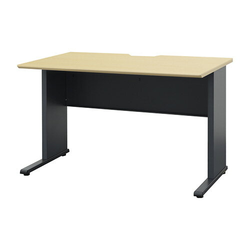 エッジは斜めにカットした上質な作りの天板と、どっしりとした脚部が高級感を演出。天板までは720mmとゆったりした高さで、大き目の肘付チェアをしまったり、脚を組んだりする余裕があります。オプションで引出しを付けて収納を増やすことも可能です。天...