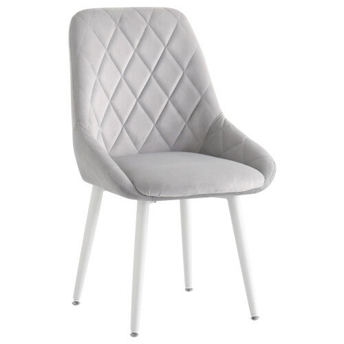 流行りのくすみカラーでダイヤ柄のステッチが可愛いデザインです。脚はオールホワイトに拘り、見た目がスッキリとして統一感があります。座面は座り心地のいいふわふわな生地で長時間座っても疲れにくいです。ダイニングはもちろん、デスクなどいろんなシーン...