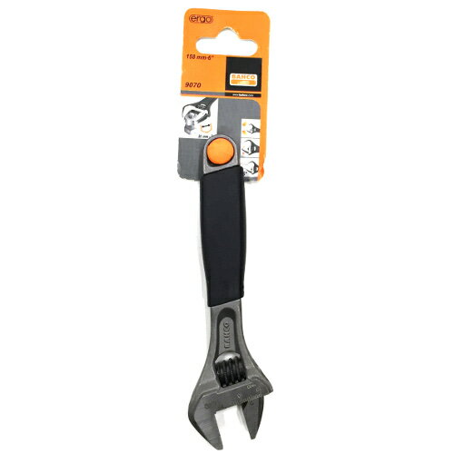 ●【用途】狭所での締め付け作業。 ●【機能・特長】ジョーが開く時、ジョーのシャフトが外側に飛び出ないため、狭所作業に最適です。スウェーデン鋼を採用しています。目盛付です。 ●バーコのモンキーレンチ　エルゴGをDCMでは販売しております。その...