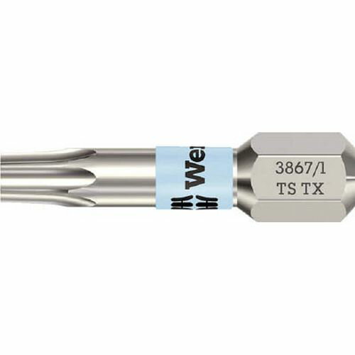 専用のビットホルダ(053923)と併用することで、3つのトーション(トライトーション)が作用し、ビットの長寿命化を実現しています。 刃先:T8。全長(mm):25。差込:6.35mm。バイトーションタイプ。カラーコード付。 お届け時間の指...