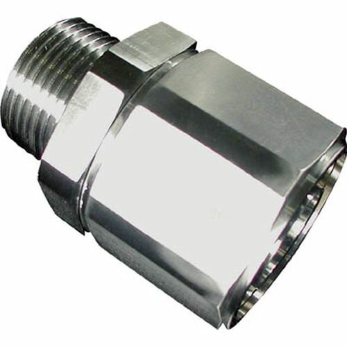 ●バンド締めと違い、人的な締め付けトルクのばらつきを抑えることができます。●再利用可能なエコロジー製品です。 ●ねじサイズ:R1/2 ●適用ホース:柔軟フッ素シリーズ（PDB・SJB・SJSP）、KYサンフーズ（KYS）、サンフーズ（SF）...