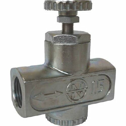 ●流量調整の優れたスピードコントローラです。●メーターイン・メーターアウトとして使用できます。 ●接続口径:Rc3/8 ●有効断面積(mm[[の2乗]]):20.0 ●使用流体:空気 ●使用温度範囲:5〜60℃ ●使用圧力:0〜1MPa。 ...