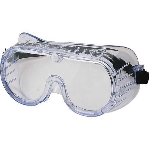 軟質素材採用のフレームで、顔にフィットし易いゴーグルです。 ●【用途】粉じんや飛来物が発生する作業時の眼の保護。【特徴・機能】度付眼鏡の上からかけることができます。フレームは、通気孔付です。かけ疲れしにくい軽量タイプです。 ●レンズ：ポリカ...