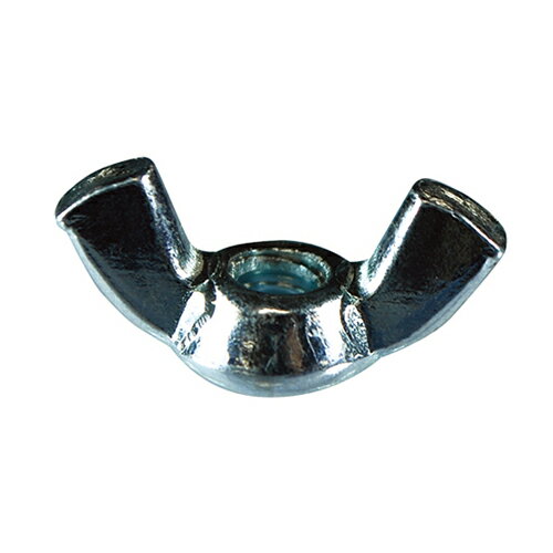 ●蝶の羽のように加工したナットで、手で締めつけたり緩めたりできます。 ●【用途】おねじと組み合わせての部材の締結・固定。【機能・特徴】工具を使用せずに繰り返しネジを着脱したい箇所の締め付けに最適です。耐食性に優れたユニクロメッキ処理です。 ...