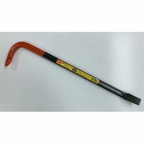 曲がりにくい全体焼き入れ ●全体焼入れが施してあり曲がりにくく丈夫なバールです。てこの原理で釘抜き、こじ開け作業に便利です。 ●バクマ工業(株)の平バールをDCMでは販売しております。その他大工道具も多数取扱っております。 ●商品サイズ　縦...