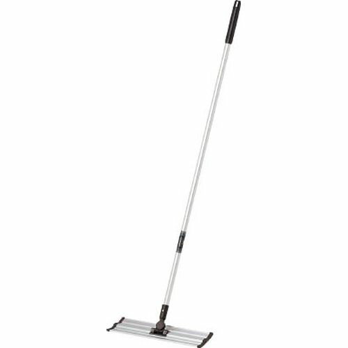 ワックス掛モップ。フロアのワックス掛けに適した軽量で扱いやすいアルミ製モップです。 幅(mm):400。長さ(mm):1504。 スペアは別売です。お届け日時の指定は承れません。ご了承ください。製品本来の目的以外の用途には使用しないでください。