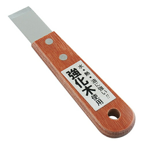 プロ使用の道具をコンパクトに仕上げた、「豆プロ」刃付シリーズ。 ●【用途】小さいサイズの刃付スクレーパー。【特徴・機能】1.2ミリ厚の特殊ステンレス鋼（SUS420J2）に刃を付けた小型スクレーパー。ブレードはサビに強く、強靭です。ハンドル...